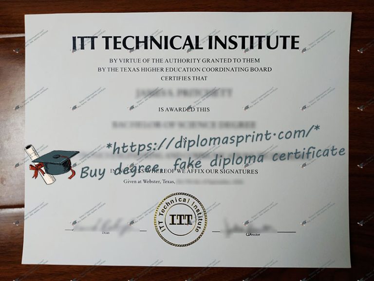 Where to obtain ITT Technical Institute degree certificate online