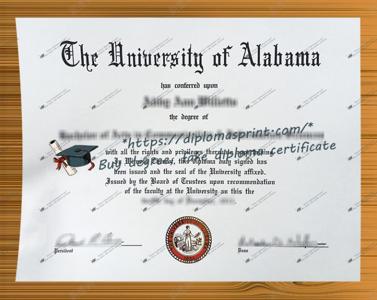 Top tips to buy a University of Alabama degree certificate online